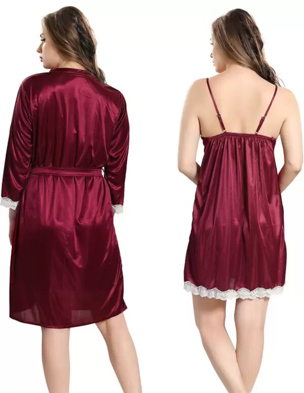 Thumka BLACK Nighty Set / Sleepwear / Dress sett| Sexy Nighty| Hot ...