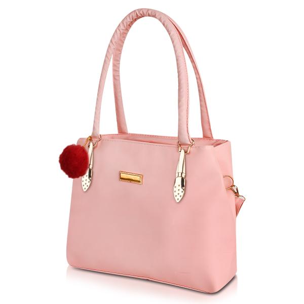 H Fashion Pink College Handbag For Girls And Womens - JioMart
