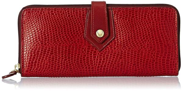 Hidesign Women Red Leather Wallet - JioMart