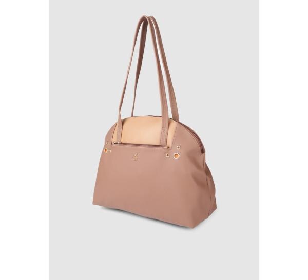 Baggit Women Beige Synthetic Shoulder Bag - JioMart