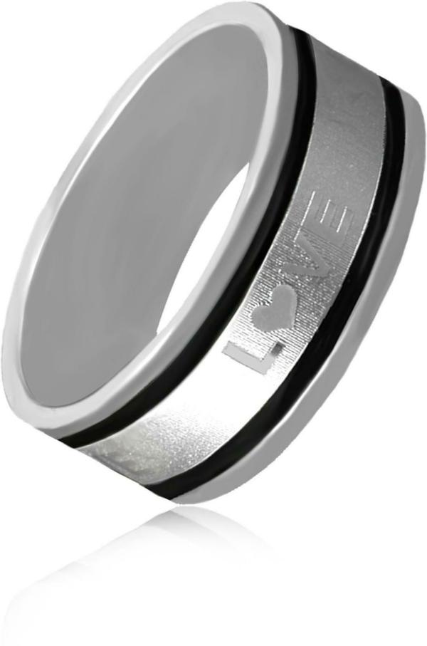 Waama Jewels Silver Love Rings For Men, Boys (Size 21) - JioMart