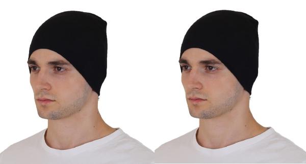 ATABZ Cotton skull caps under helmet head wear black - JioMart