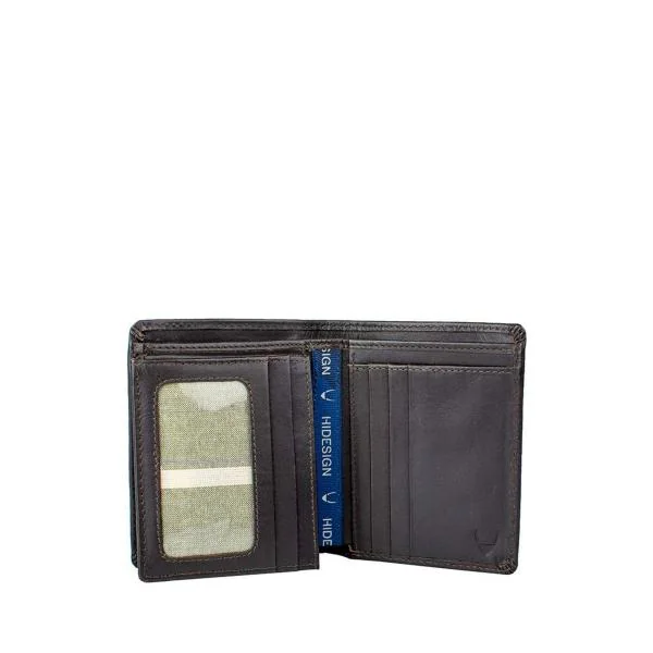 Hidesign Men Black Leather Wallet - JioMart