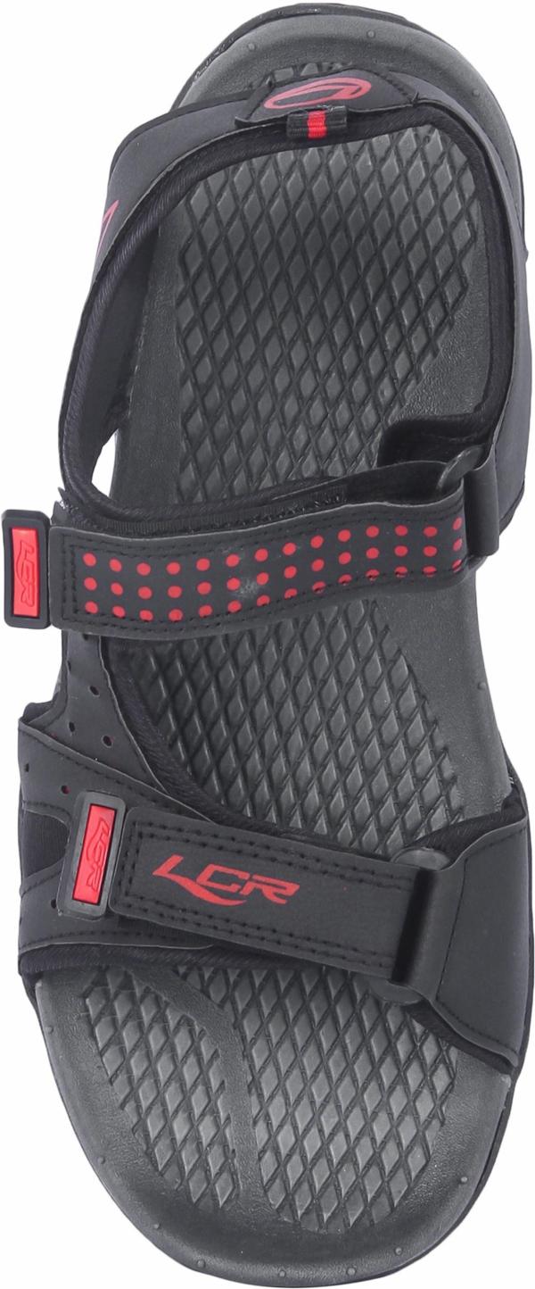 Lancer Men Sandal (Black and Red) - JioMart