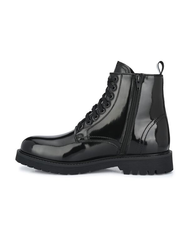 Delize Mens Black Derby Boots - JioMart
