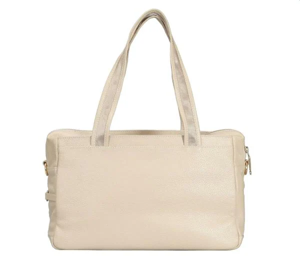 Adamis Paulina Beige Shoulder Work Bag - JioMart