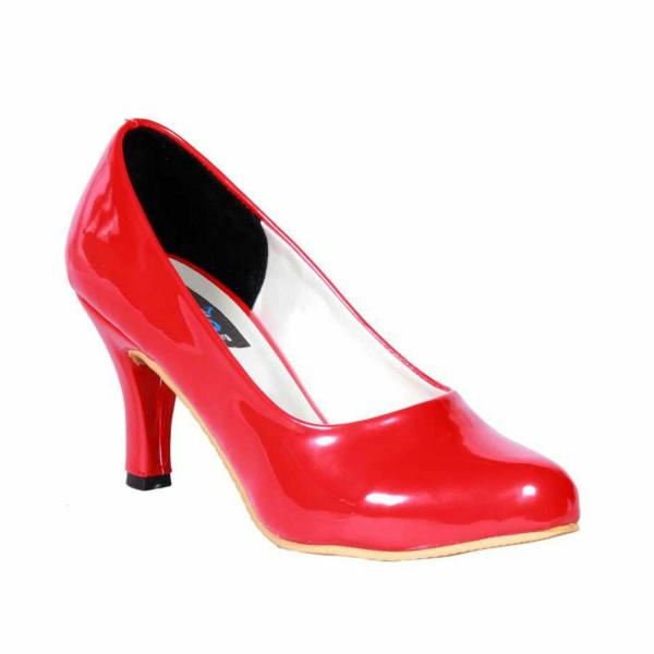 Mijas Trendy Red Heel Sandals for women - JioMart
