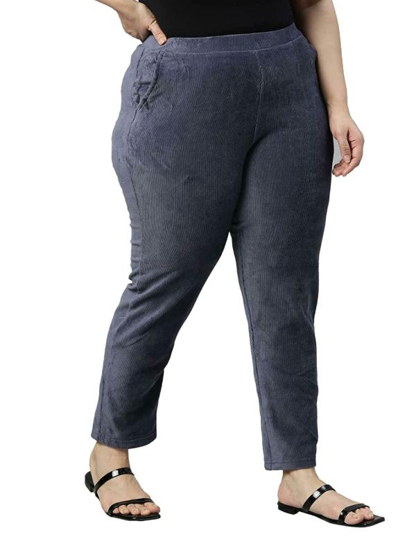 GO COLORS Store Women Blue Solid Jeans - JioMart