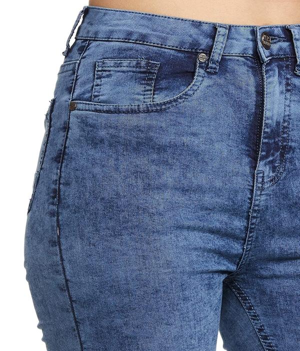 SUJUKA BE YOUR Women Skinny Mid Rise Blue Jeans - JioMart