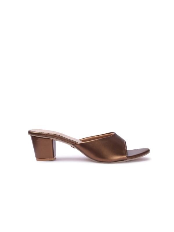 Picktoes Trendy Copper high heels for girls and women - JioMart