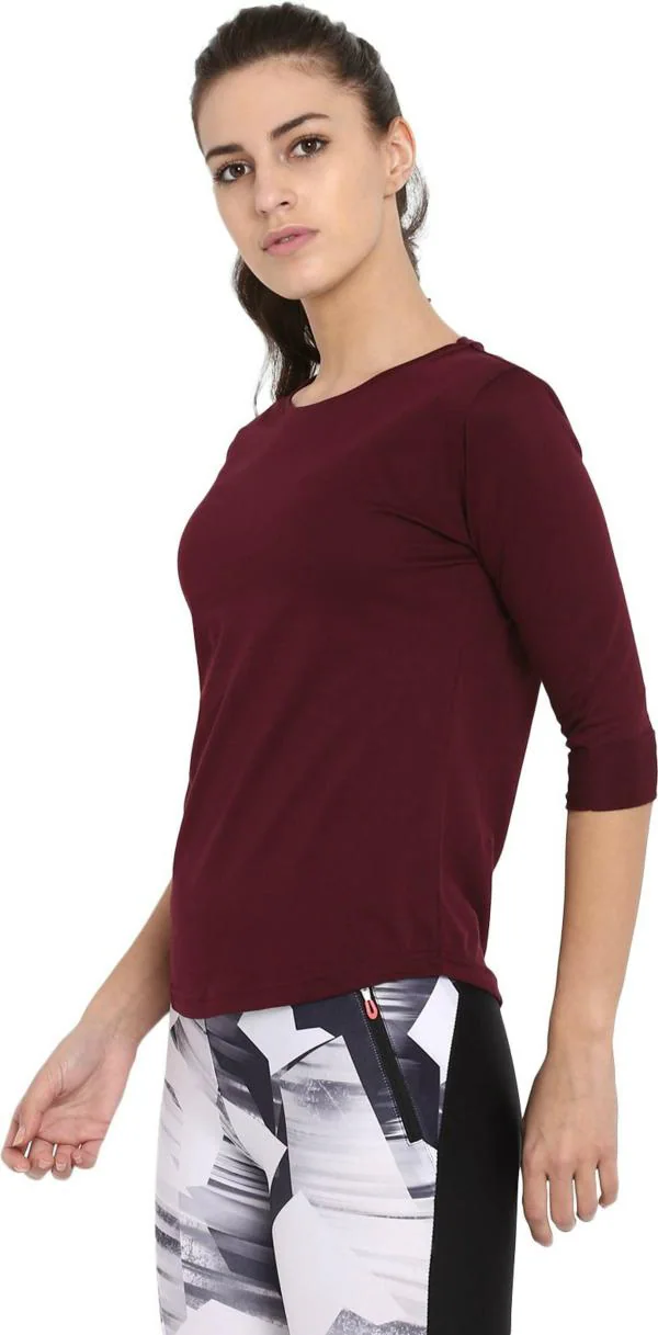 Ap'pulse Women White Solid Pure Cotton T-Shirts - JioMart