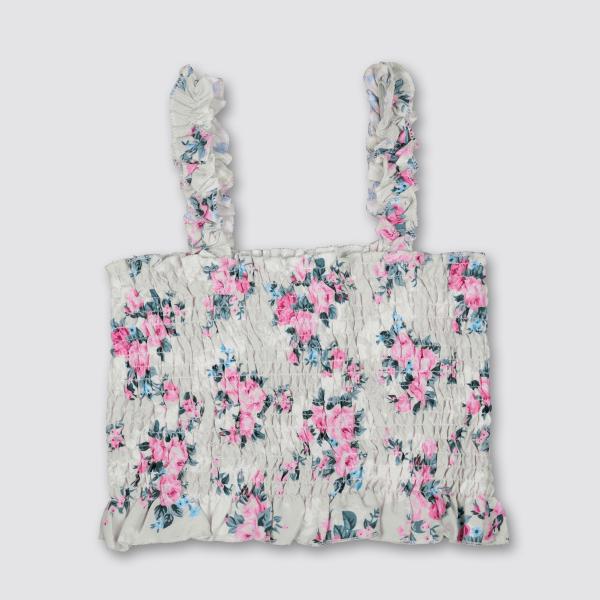 MYY Girls Smocked Top With Skirt - JioMart