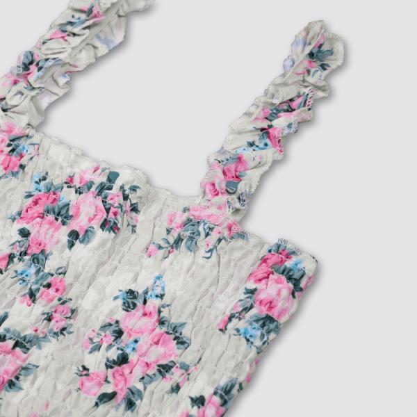 MYY Girls Smocked Top With Skirt - JioMart