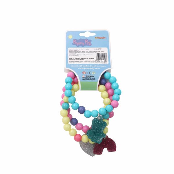 Li'l Diva Peppa Pig Beaded Bracelets Pack of 3 - JioMart