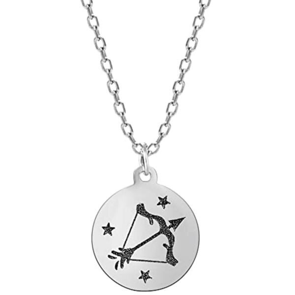 Giva Sterling Silver Sagittarius Zodiac Pendant With Link Chain For ...