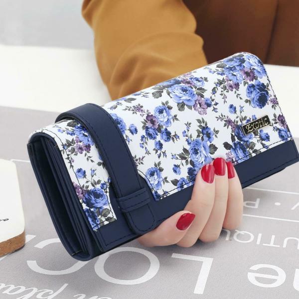EXOTIC Women Blue Polyurethane Wallets - JioMart