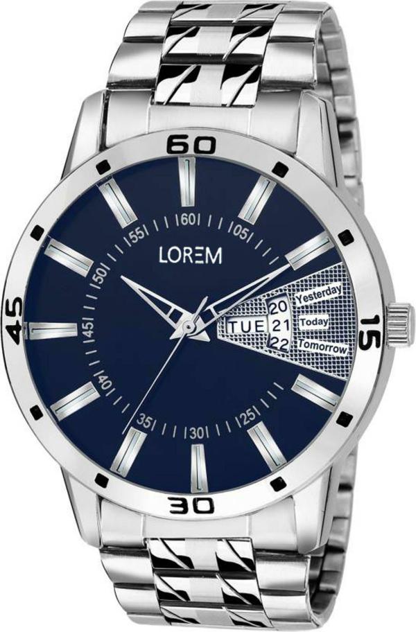 LOREM Blue Analog Watch For Men Watches - JioMart