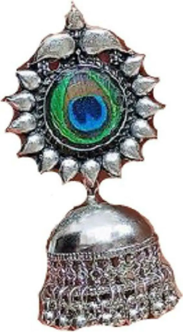 JMBW International Silver Jhumki Earring (Womens) - JioMart