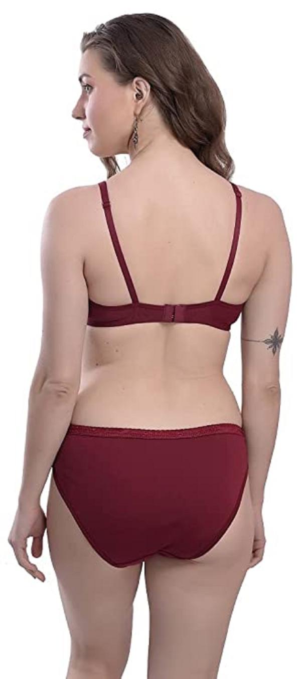 MIXCART Women Bikini Padded Bra & Panty Women Regular Lingerie Set Multicolor Set Of 4 - JioMart