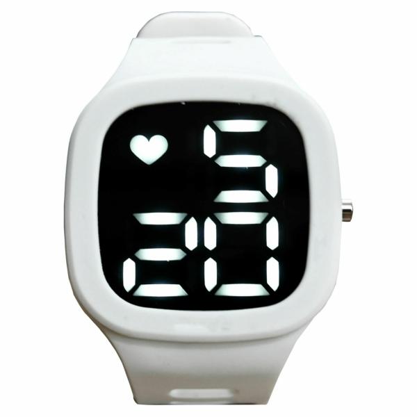 MVS LED Digital Watches With Big Digits For Boys & Girls-White - JioMart