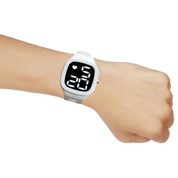 MVS LED Digital Watches With Big Digits For Boys & Girls-White - JioMart