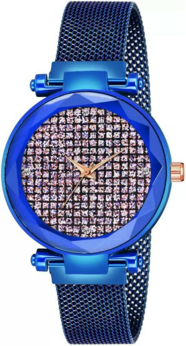 Bolun Analog Multicolor Dial Blue Strap Watch For Women - JioMart