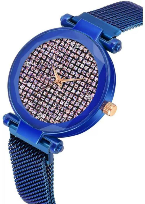 Bolun Analog Multicolor Dial Blue Strap Watch For Women - JioMart