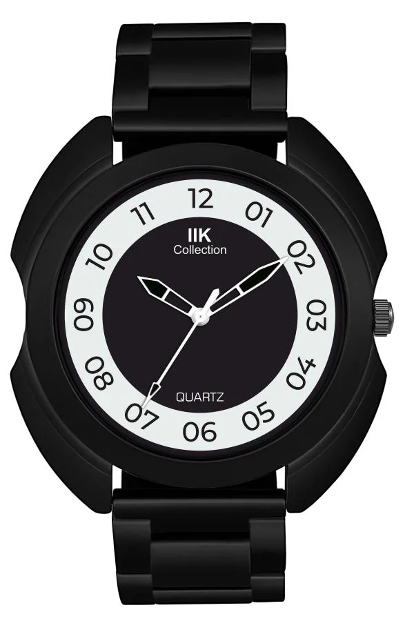 IIK COLLECTION White Stainless Steel Analog Watch For Men and Boys (IIK ...