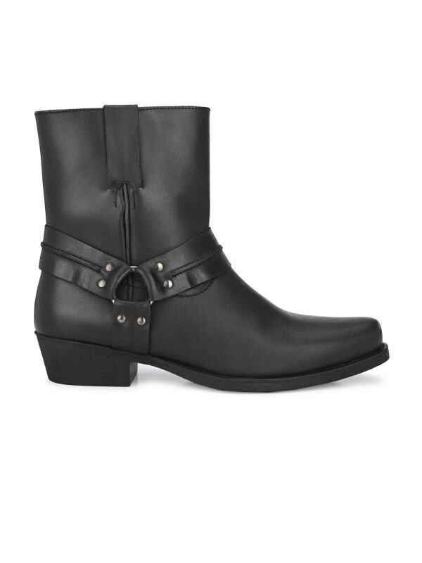 Delize Mens Black Brown Riding Boots 63650 - JioMart