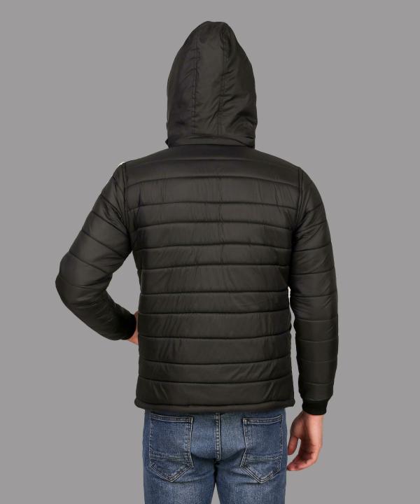 Christy World Men Charcoal Quilted Jacket - JioMart