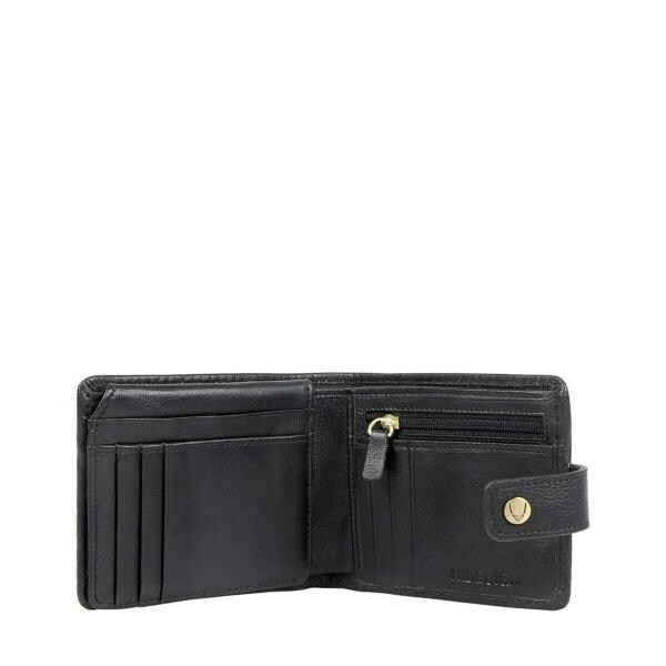 Hidesign Men Black Leather Wallet - JioMart