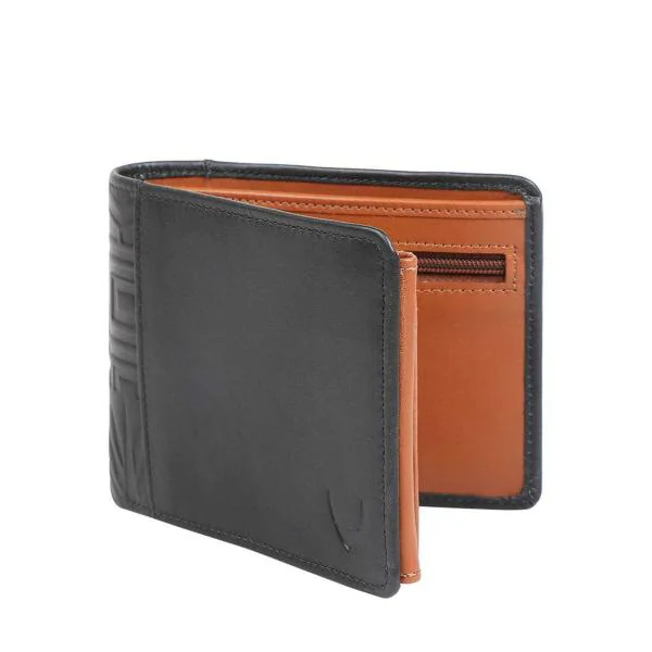 Hidesign Men Black Leather Wallet - JioMart
