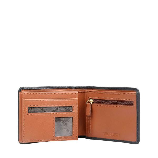 Hidesign Men Black Leather Wallet - JioMart