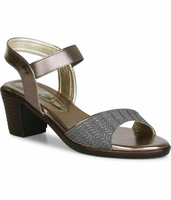 TWINSSHOE Grey Block Heels for Women - JioMart