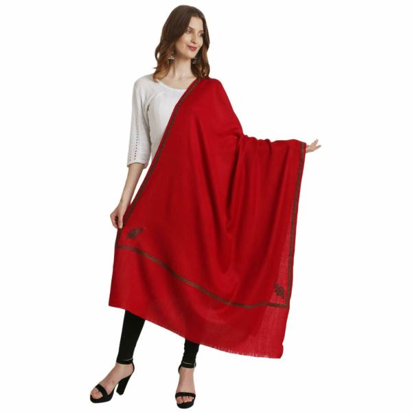 KASHMIRI QUEEN SUIYA MAROON SHAWL - JioMart