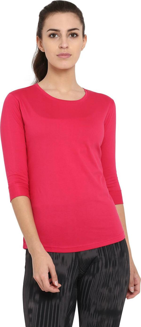 Ap'pulse Women White Solid Pure Cotton T-Shirts - JioMart