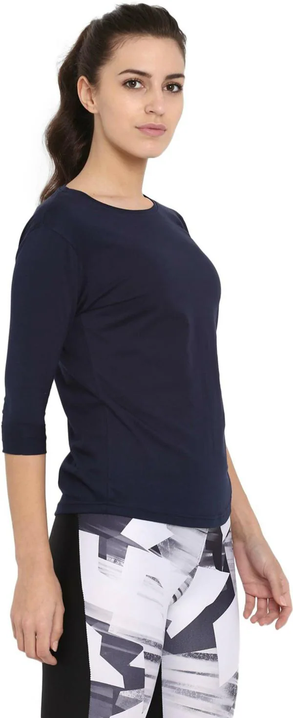 Ap'pulse Women White Solid Pure Cotton T-Shirts - JioMart