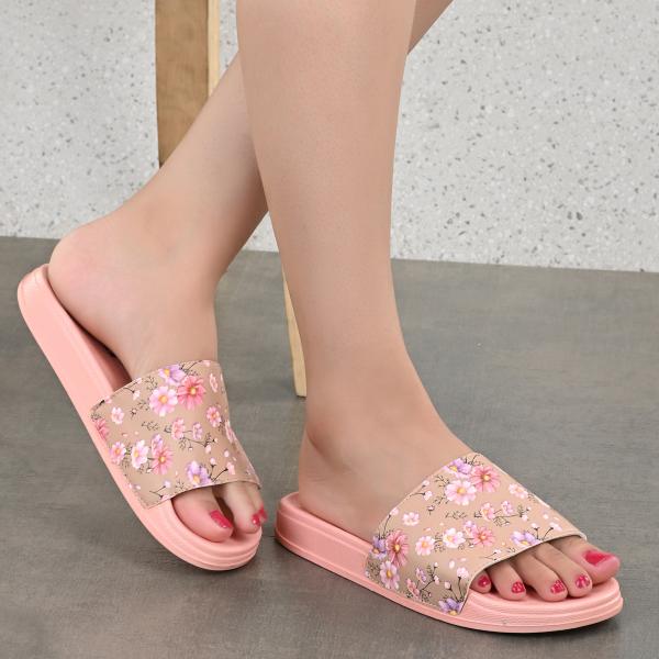 YUUKI PETAL PINK Sliders For Women - JioMart