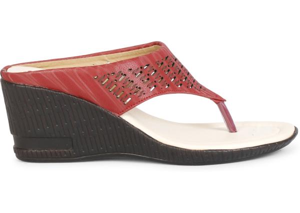 DYMO's Trendy & Comfortable Red Heel Sandals For Women - JioMart