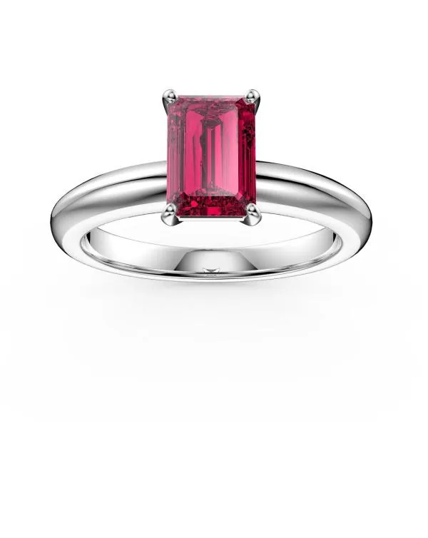 Ceylonmine Ruby Manik Stone Ring With Silver Plated - JioMart