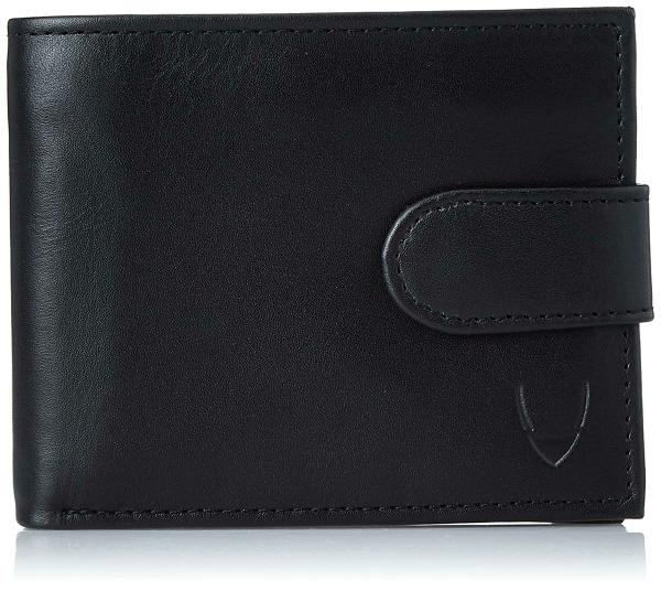 Hidesign Men Black Leather Wallet - JioMart