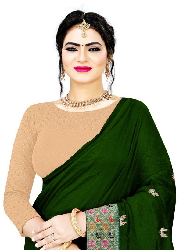 ANAISHA CREATION BOAT NECK PATCH DOT STRECHABLE BLOUSE - JioMart