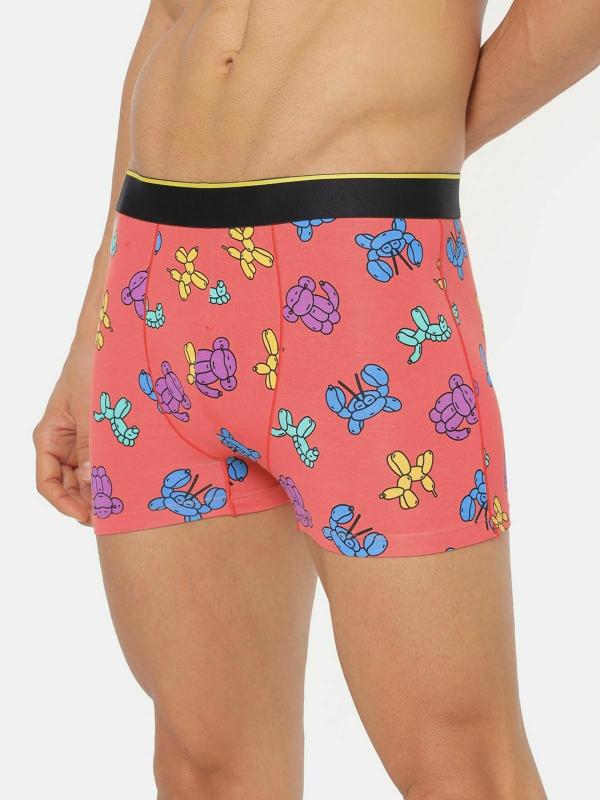 Bummer Floaties Pink Printed Modal Trunks for Men - JioMart