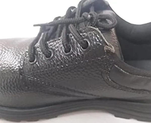 Toe Power Mens Black PVC Sole Labour Safety Shoes - JioMart