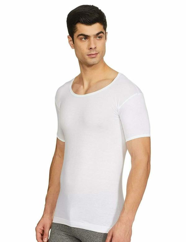 Rupa Jon White Solid Cotton Pack of 8 Vest - JioMart