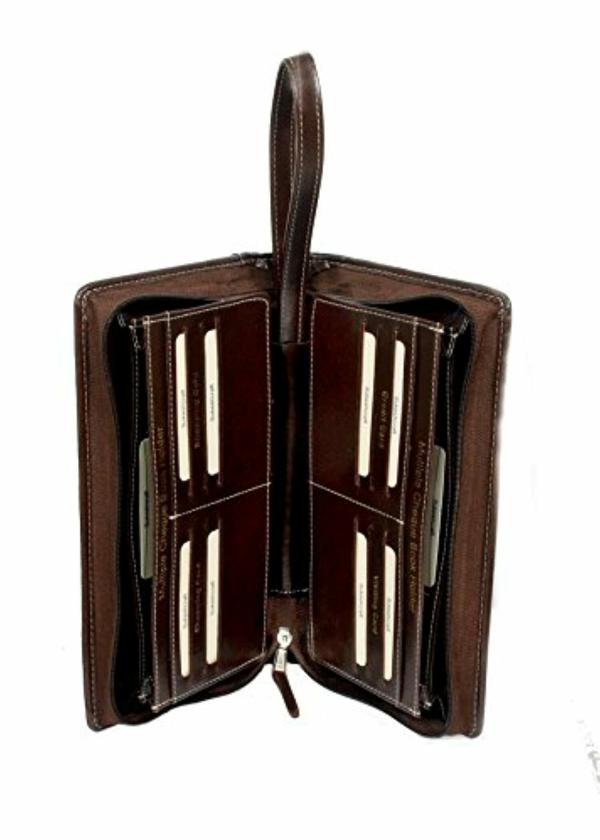 Sukeshcraft Brown Rexine Multiple Cheque Book Holder - JioMart