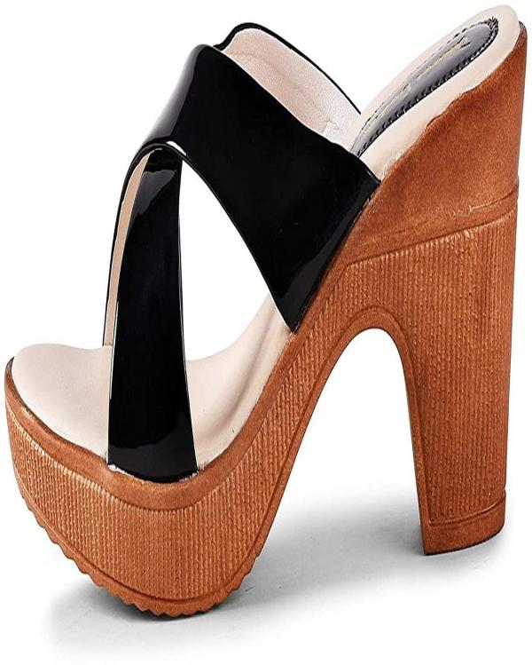 FQOO Women Multicolor Heels - JioMart