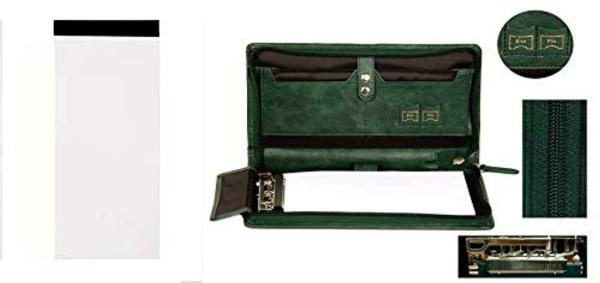 Sukeshcraft Green Polyurethane Cheque Book Holder for 100 Cheque Leaf ...