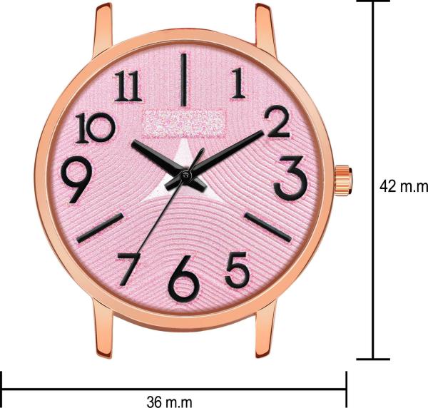 DAINTY Pink Dial Pink Strap Analog Watch For Girls - JioMart