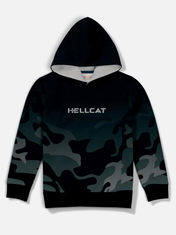 HELLCAT Boys Black Fleece Printed Single Sweatshirts - JioMart